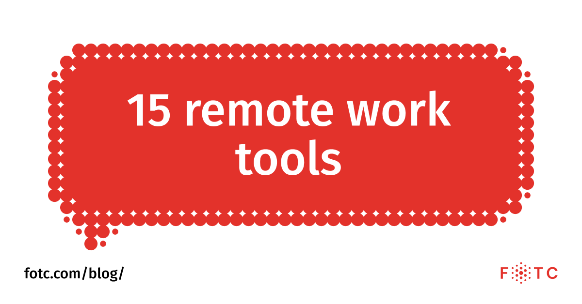 Tools for remote working – 15 cloud-based solutions for your business
