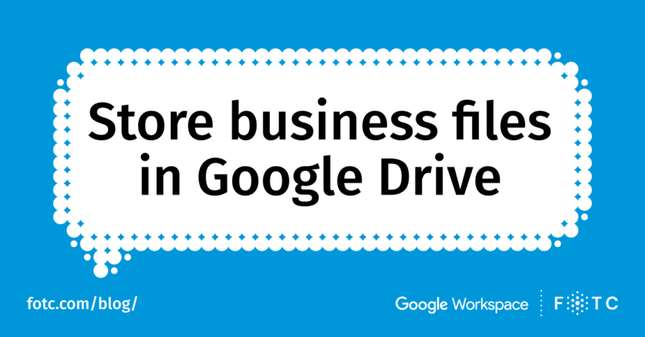 Google Drive – store a company’s documents and files in the cloud