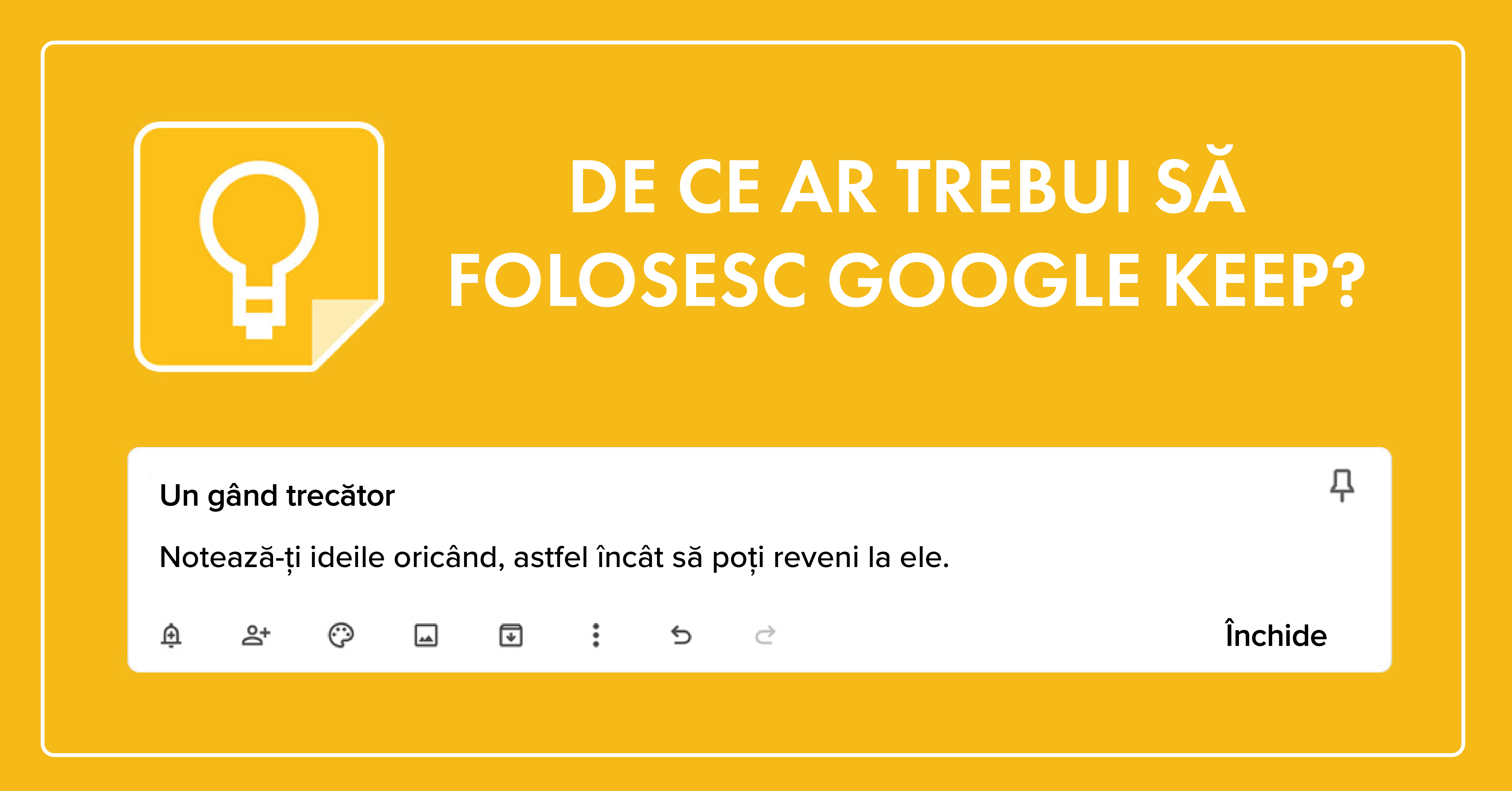 Google Keep - ce este și de ce ar trebui să îl utilizezi? - FOTC