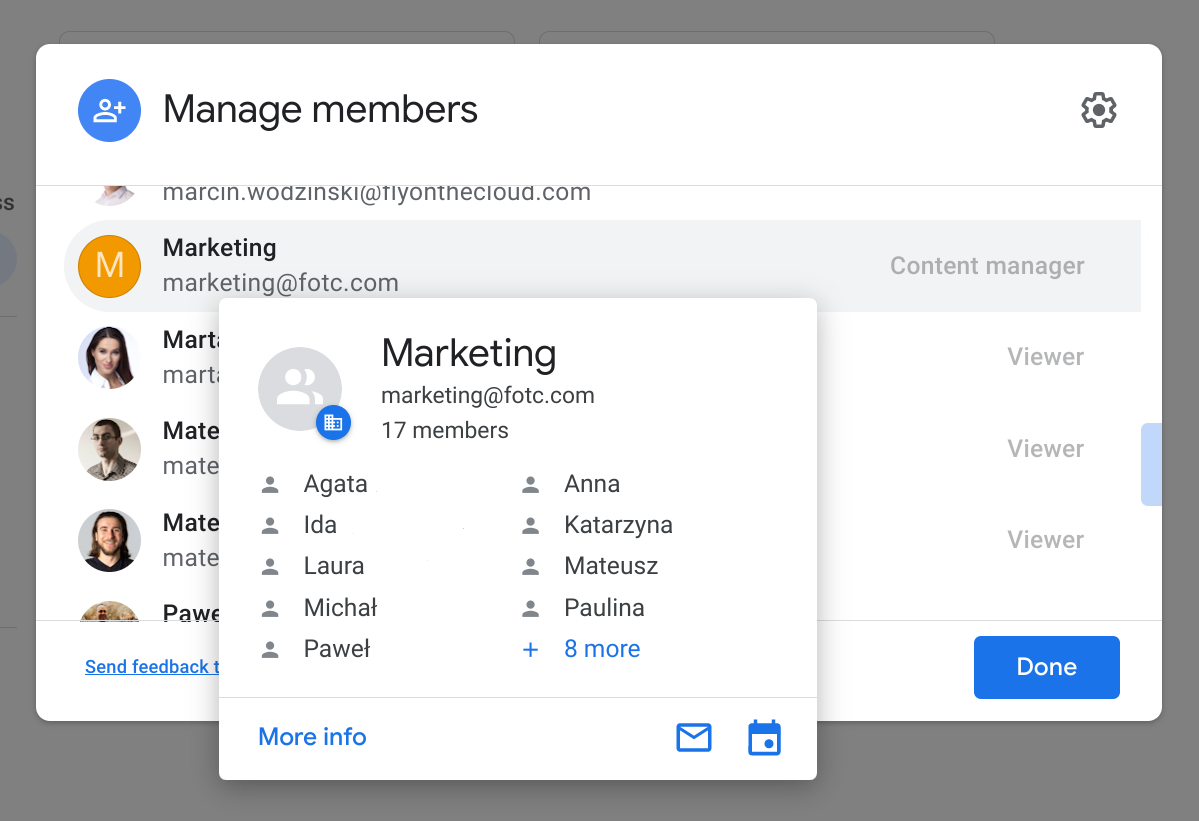 Google Drive – store a company’s documents and files in the cloud