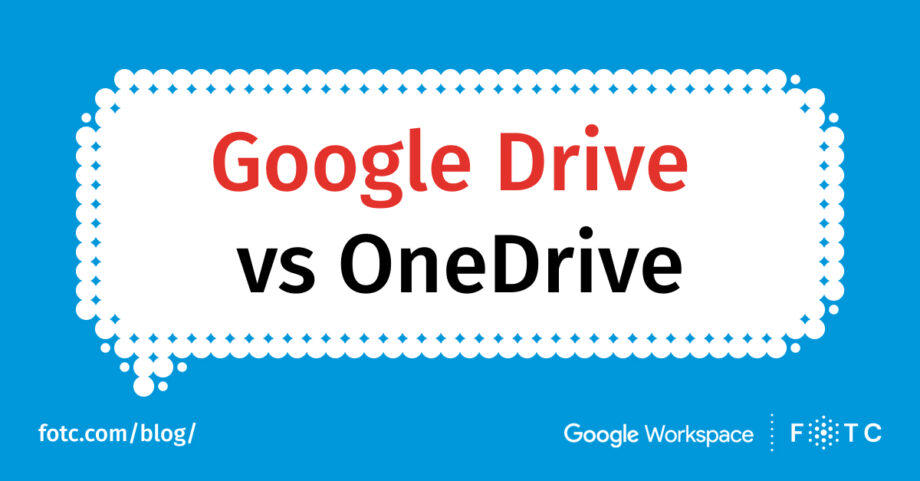 What is better? OneDrive vs Google Drive | FOTC