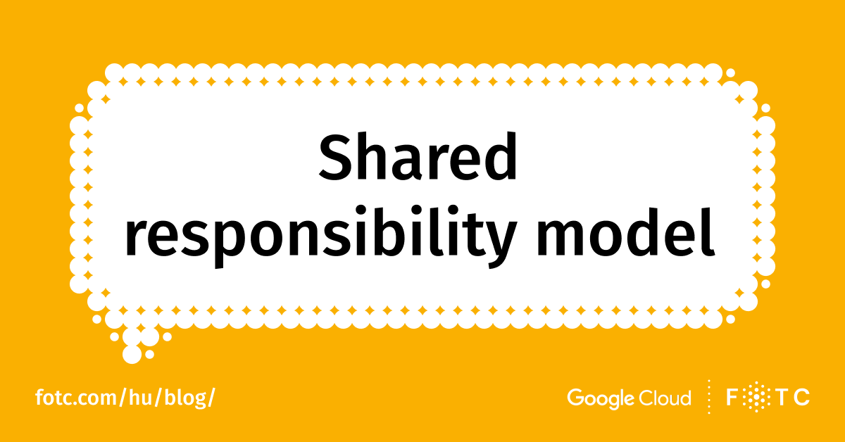 What is the shared responsibility model?