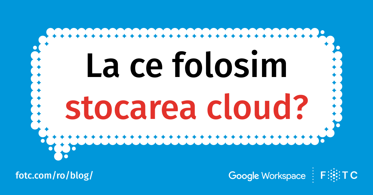 Cum funcționează salvarea și stocarea datelor în cloud? | FOTC