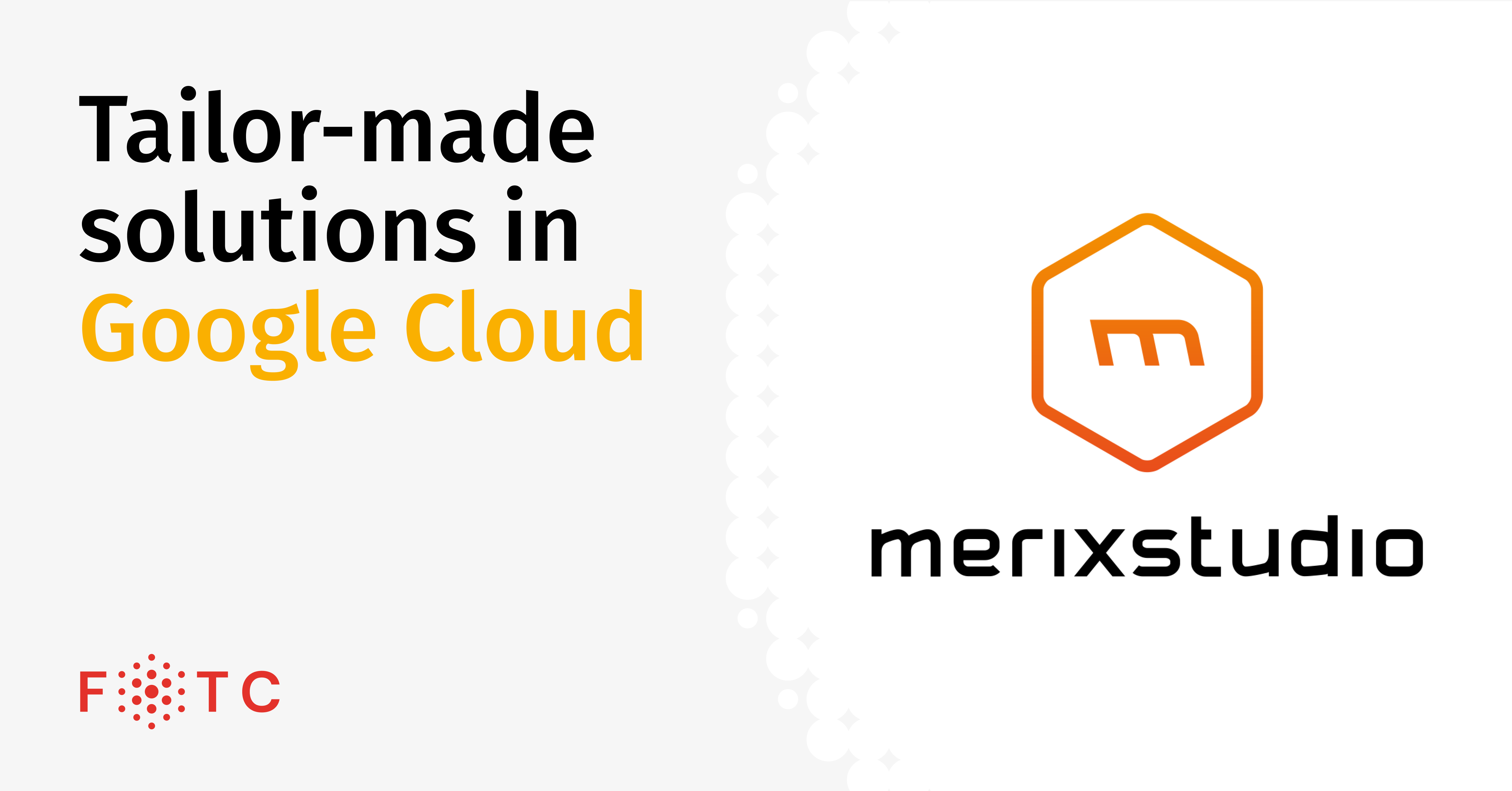 Google Cloud tools at Merixstudio | Case study